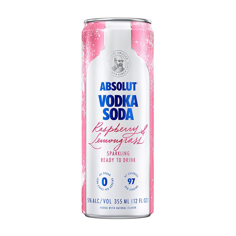 Buy Absolut Soda Raspberry & Lemongrass Vodka 4/355ml Online | Uptown ...