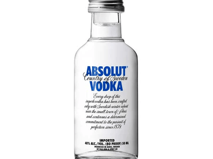 Absolut Vodka Mini Shot 50ml – Uptown Spirits