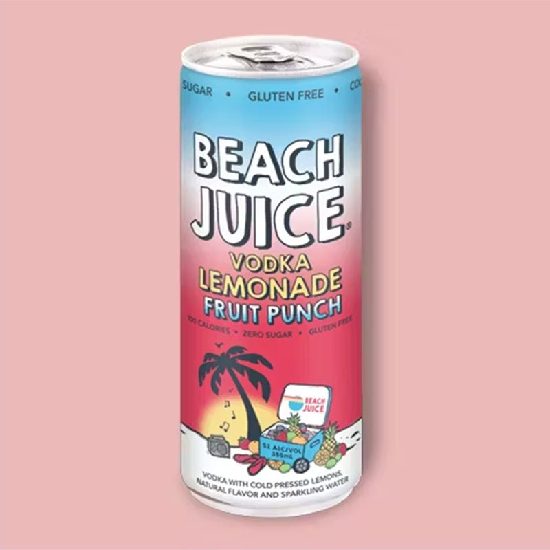 Buy Beach Juice Lemonade Fruit Punch Vodka Cocktail 4/355ml Online ...