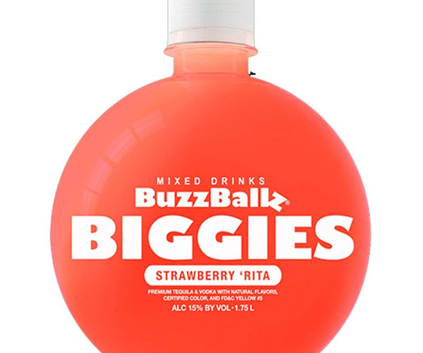 BuzzBallz Biggies Strawberry Rita Cocktails 1.75L – Uptown Spirits