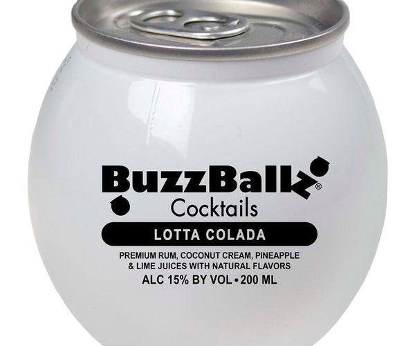 BuzzBallz Lotta Colada Cocktails Full Case 24/200ml – Uptown Spirits