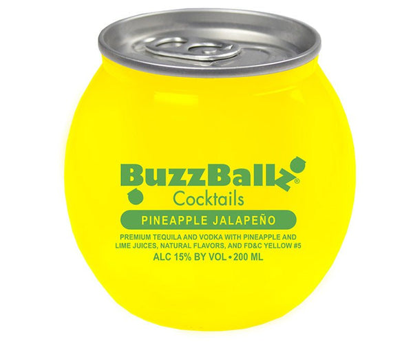 BuzzBallz Pineapple Jalapeno Full Case 24/200ml – Uptown Spirits