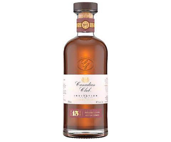 Canadian Club 15 Years Invitation Sherry Cask Canadian Whisky 750ml ...