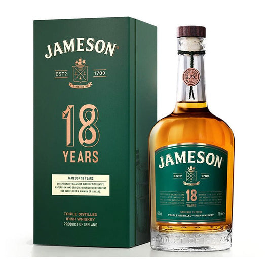 Jameson 18 Year Irish Whiskey 750ml – Uptown Spirits