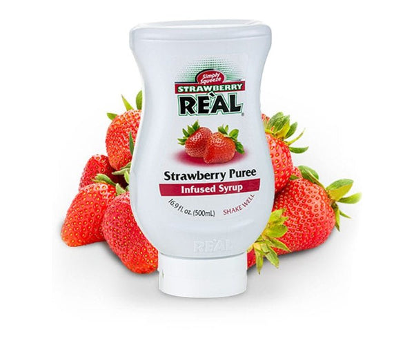 Strawberry Real Infused Syrup 16.9oz – Uptown Spirits