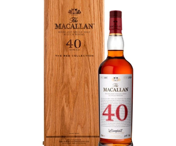 The Macallan The Red Collection 40 Year Scotch Whiskey 700ml – Uptown ...
